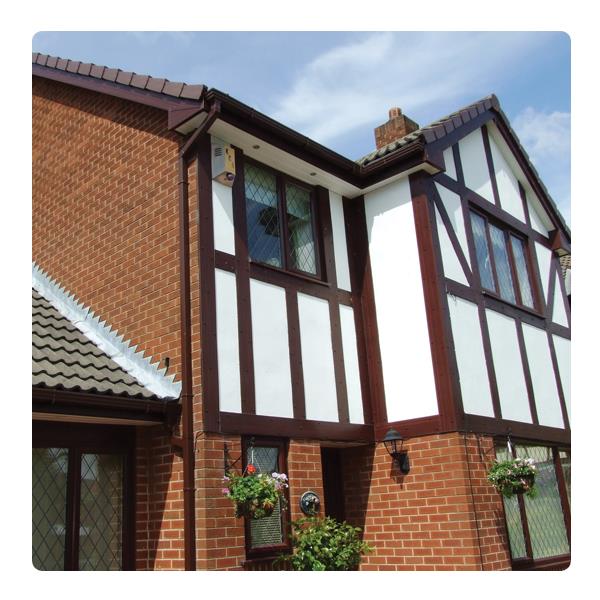 Black uPVC Tudor Board | FasciaExpert.co.uk