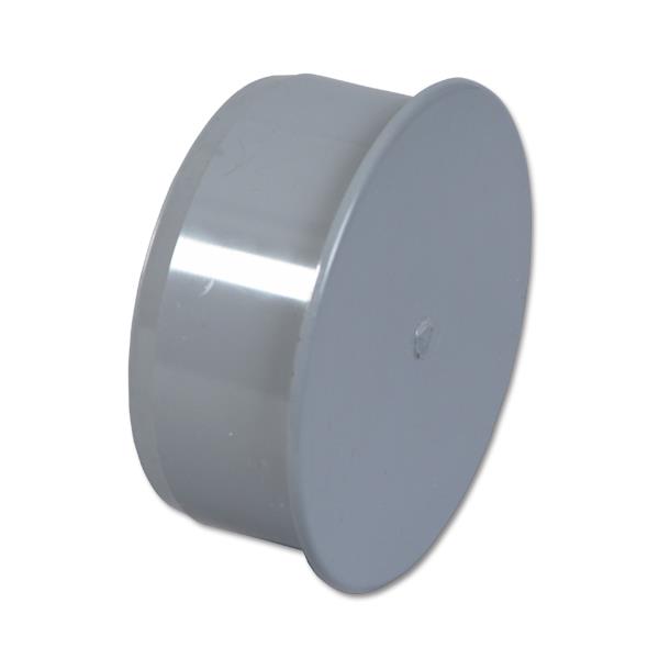 FloPlast Grey Socket Plug 110mm | Soil Systems | FasciaExpert.co.uk