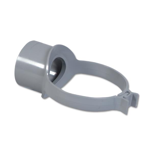 FloPlast 110mm Grey White Strap Boss | FasciaExpert.co.uk
