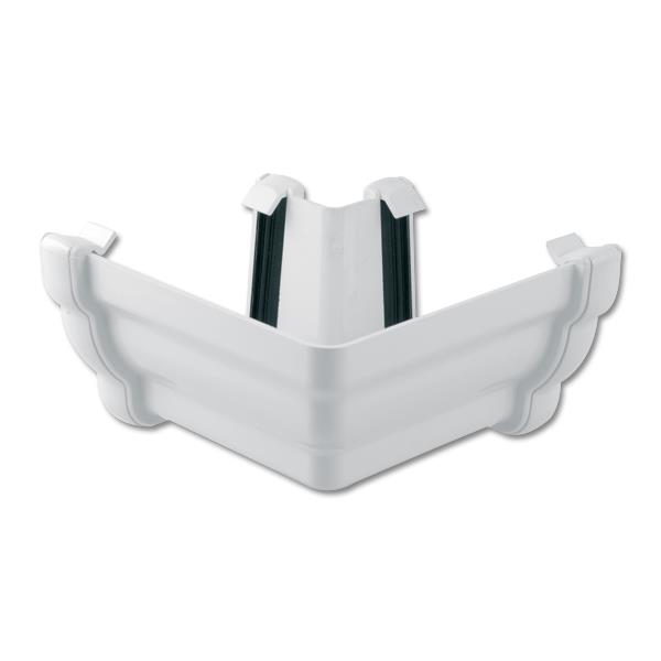 White Ogee Gutter Angle | FasciaExpert.co.uk | uPVC Supplier
