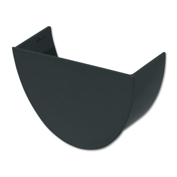 FloPlast Anthracite Grey Hi-Cap Stop Ends | FasciaExpert.co.uk