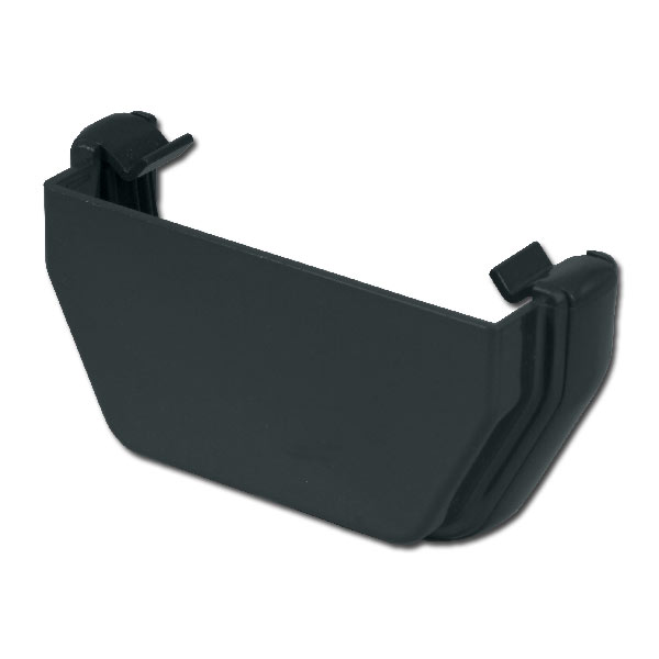 Anthracite Grey Square Gutter Stop Ends | FasciaExpert.co.uk