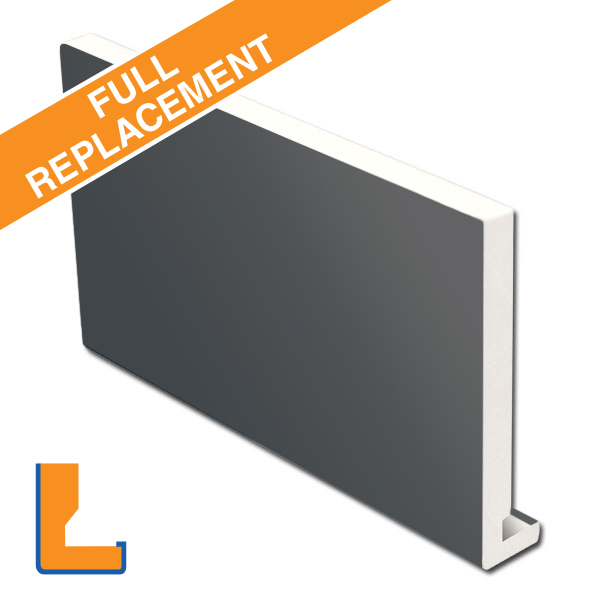 Plain Grey Square Fascias (Smooth) | FasciaExpert.co.uk