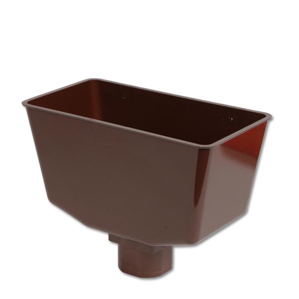 FloPlast Brown Downpipe Hopper Head | FasciaExpert.co.uk