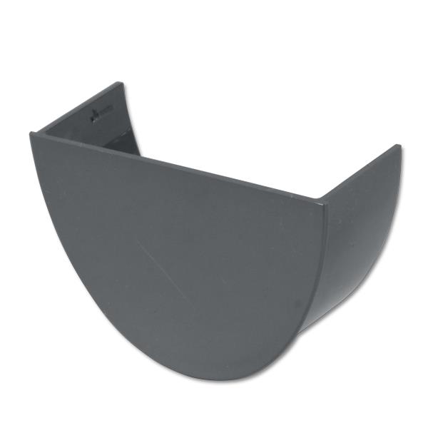 FloPlast Grey High Capacity Gutter Stop Ends | FasciaExpert.co.uk